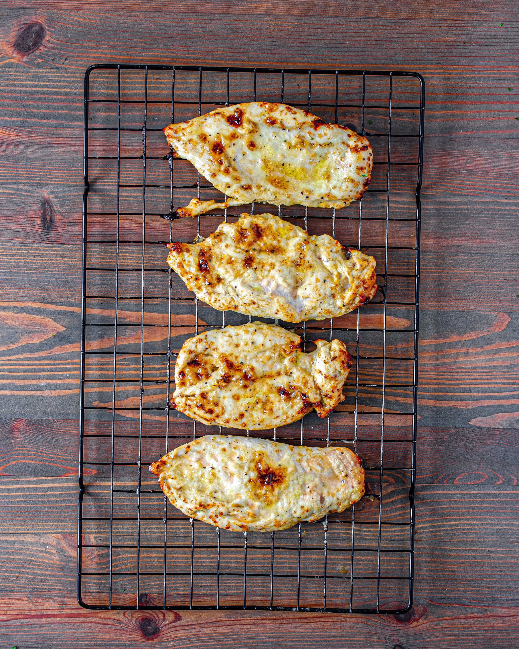 Longhorn Garlic Parmesan Crusted Chicken - CheekyKitchen