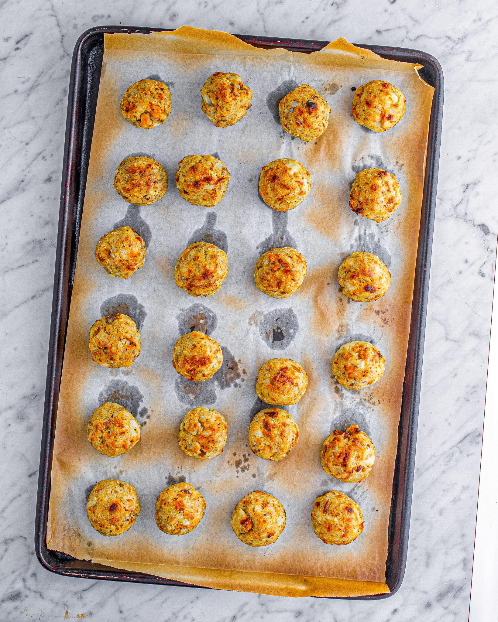 Leftover Turkey Stuffing Balls - CheekyKitchen