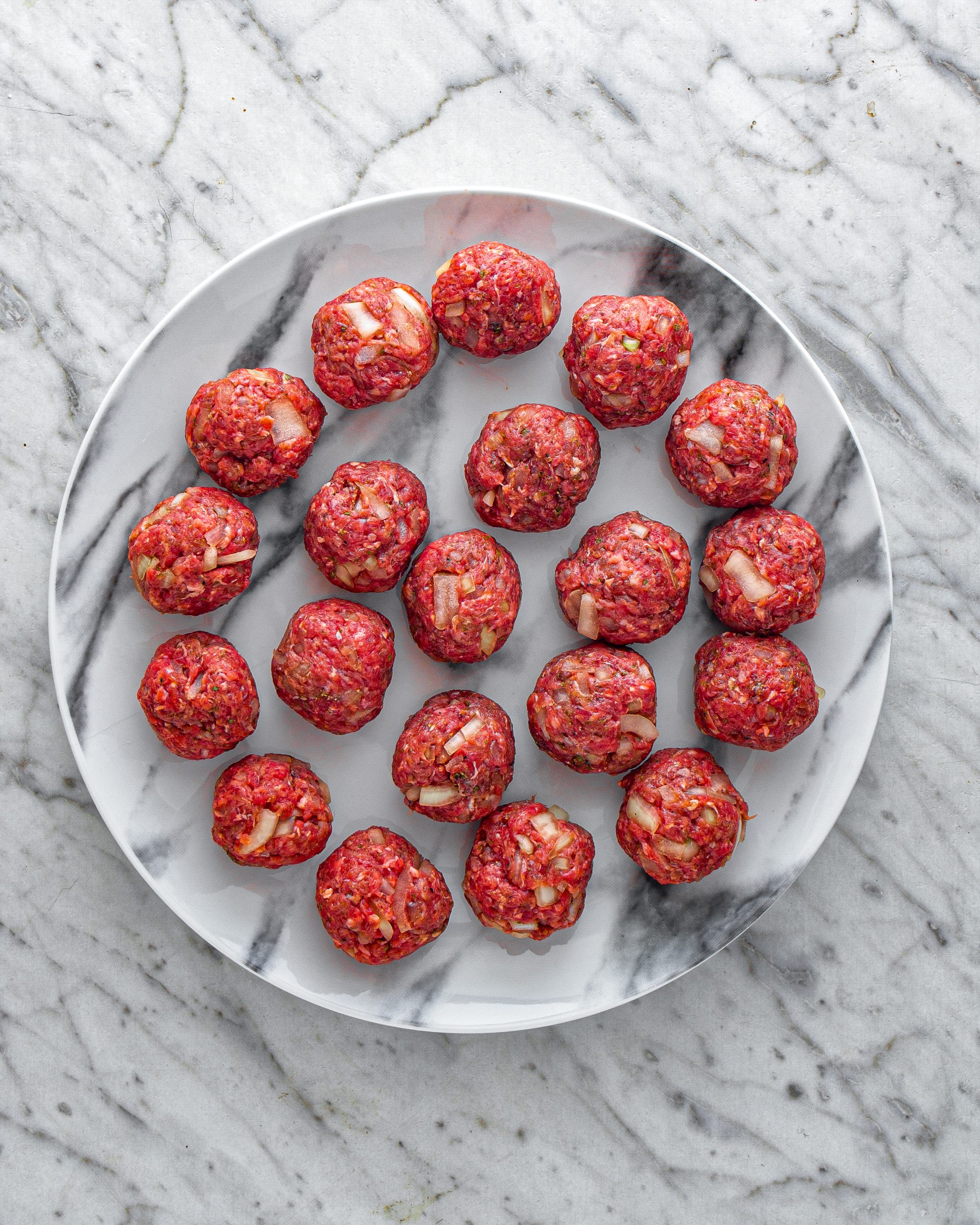 Meatballs with Potatoes and Cheese - CheekyKitchen