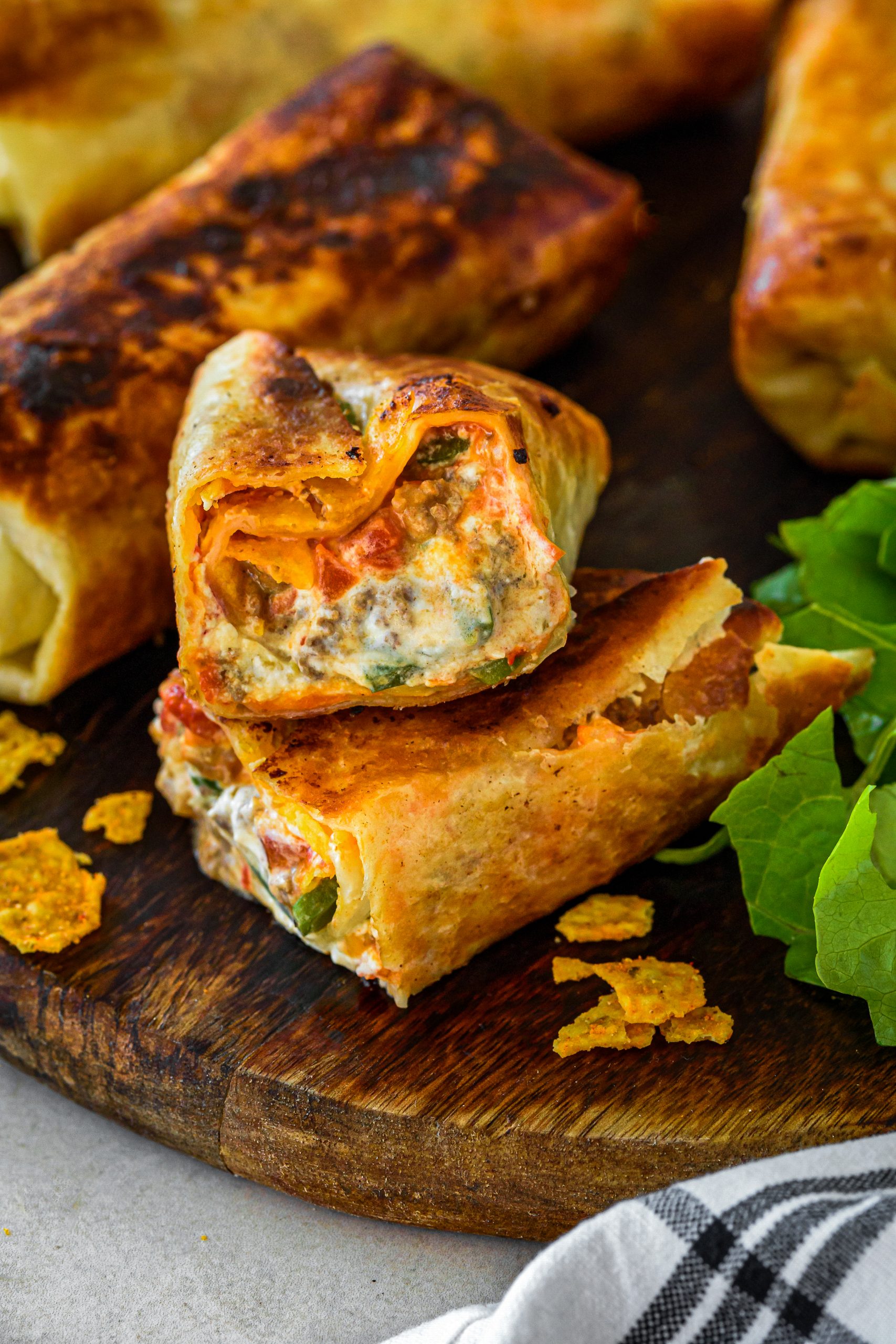 Nacho Egg Rolls - CheekyKitchen