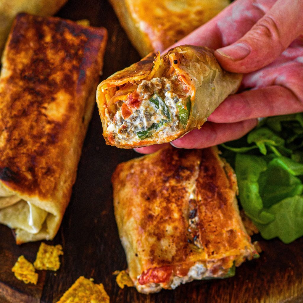 Nacho Egg Rolls - CheekyKitchen