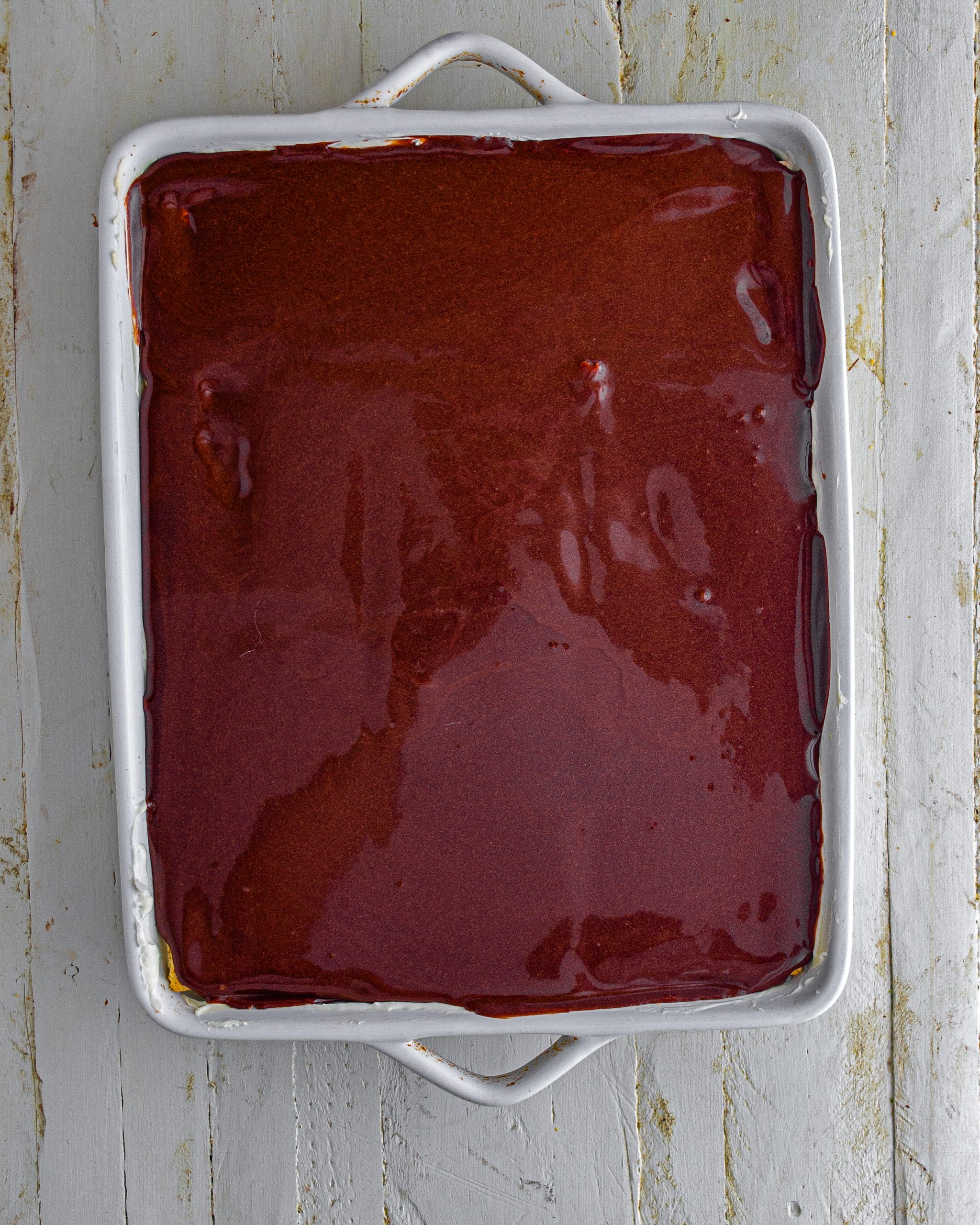 No Bake Chocolate Eclair Cake - CheekyKitchen