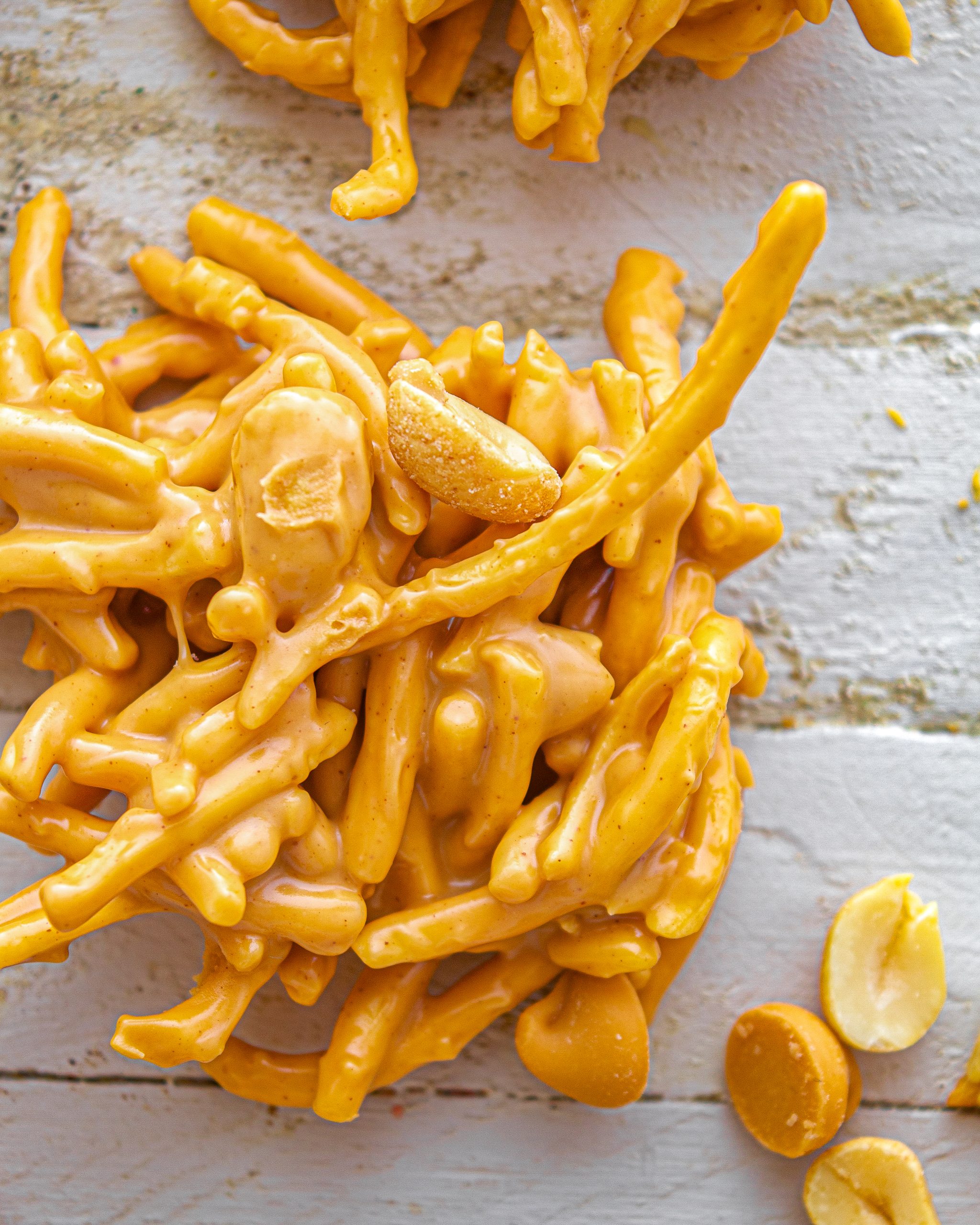 No-Bake Peanut Butter Haystacks - CheekyKitchen