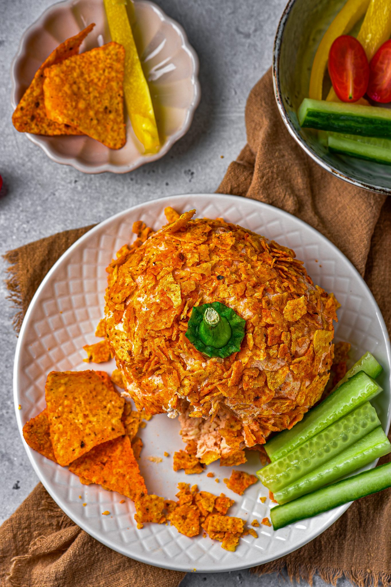 Pumpkin Cheese Ball - CheekyKitchen