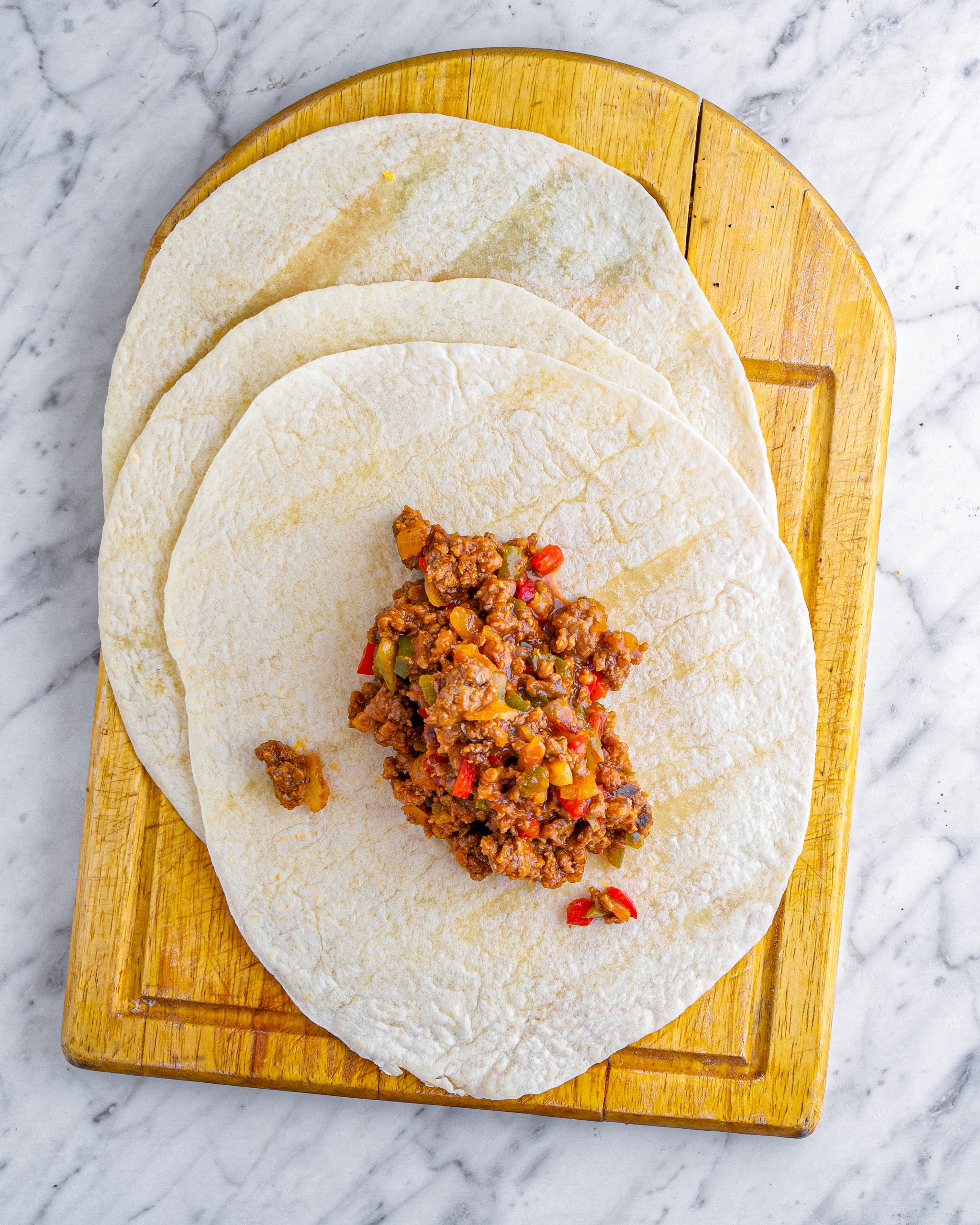 Grilled Sloppy Joe Burritos - CheekyKitchen