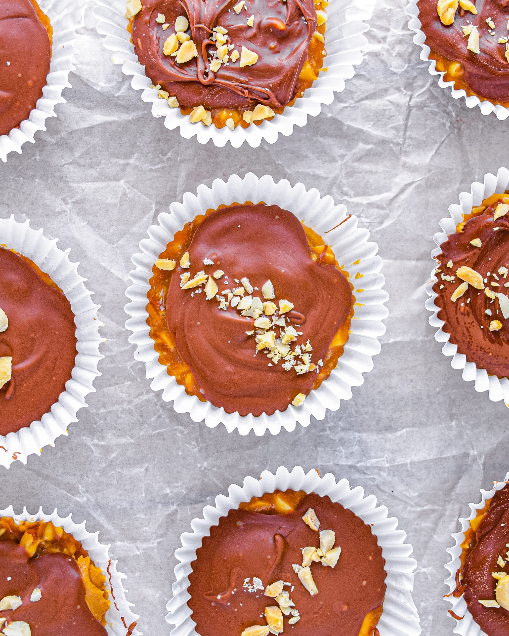 Snickers Snack Cups - CheekyKitchen