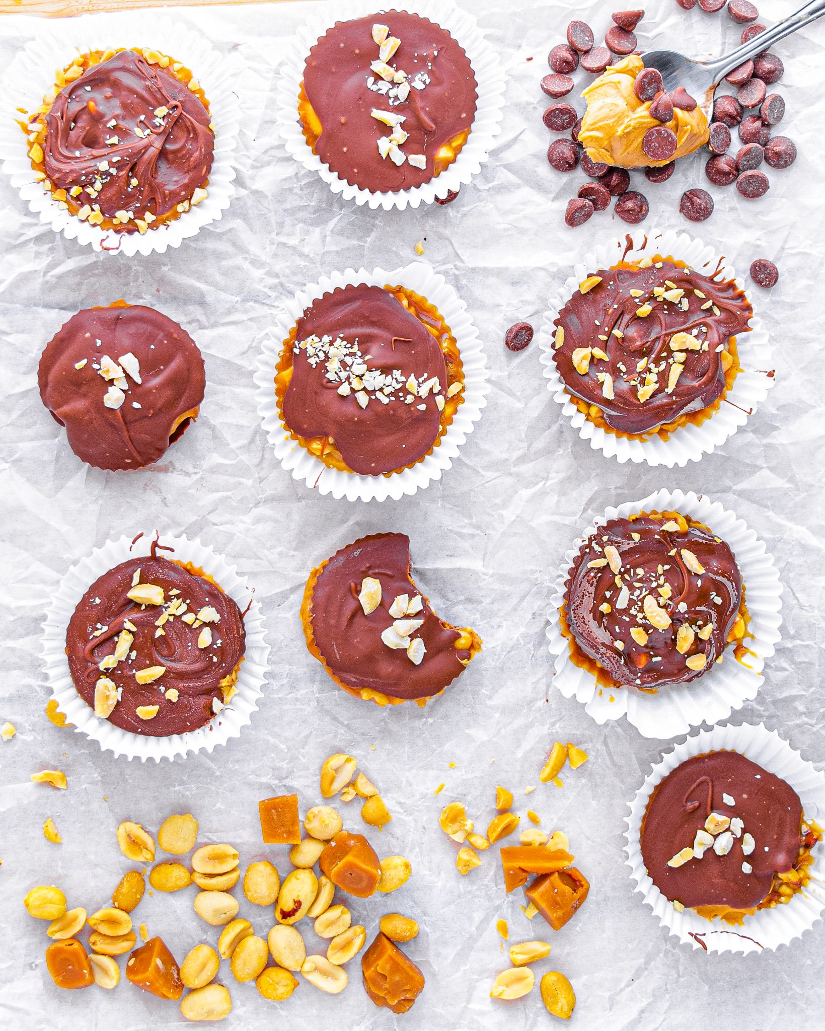 Snickers Snack Cups - CheekyKitchen