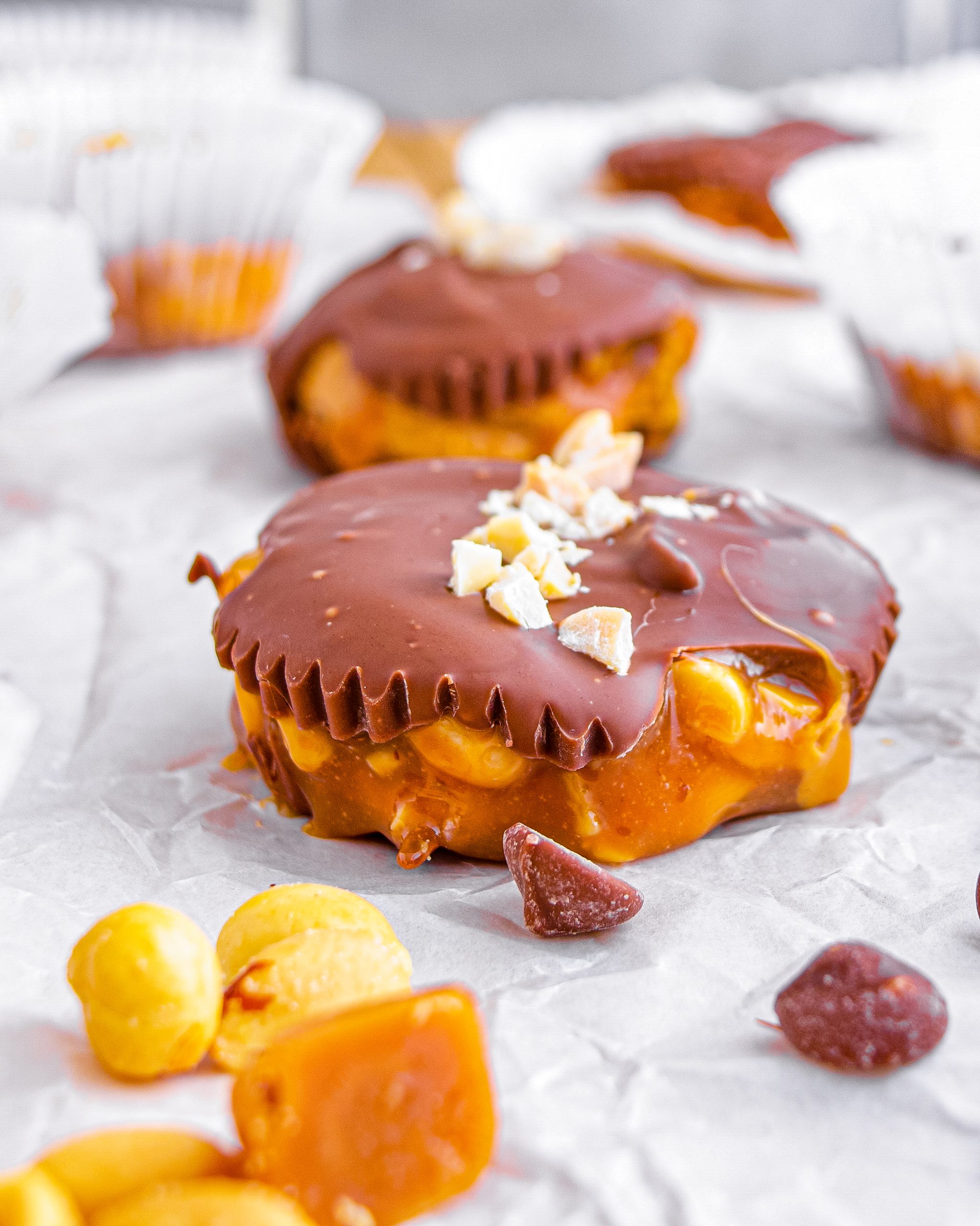 Snickers Snack Cups - CheekyKitchen