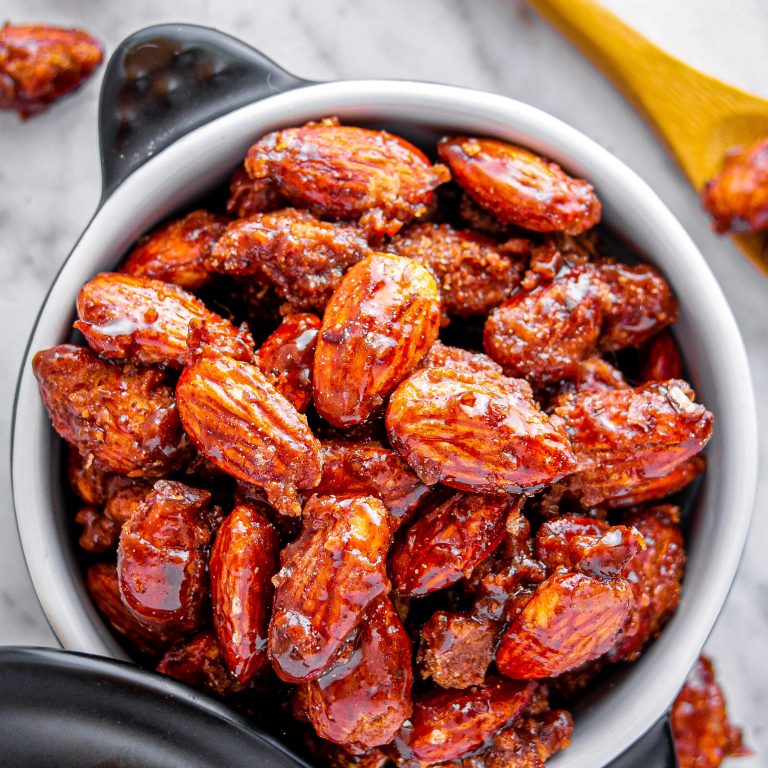 Spiced Roasted Almonds - CheekyKitchen