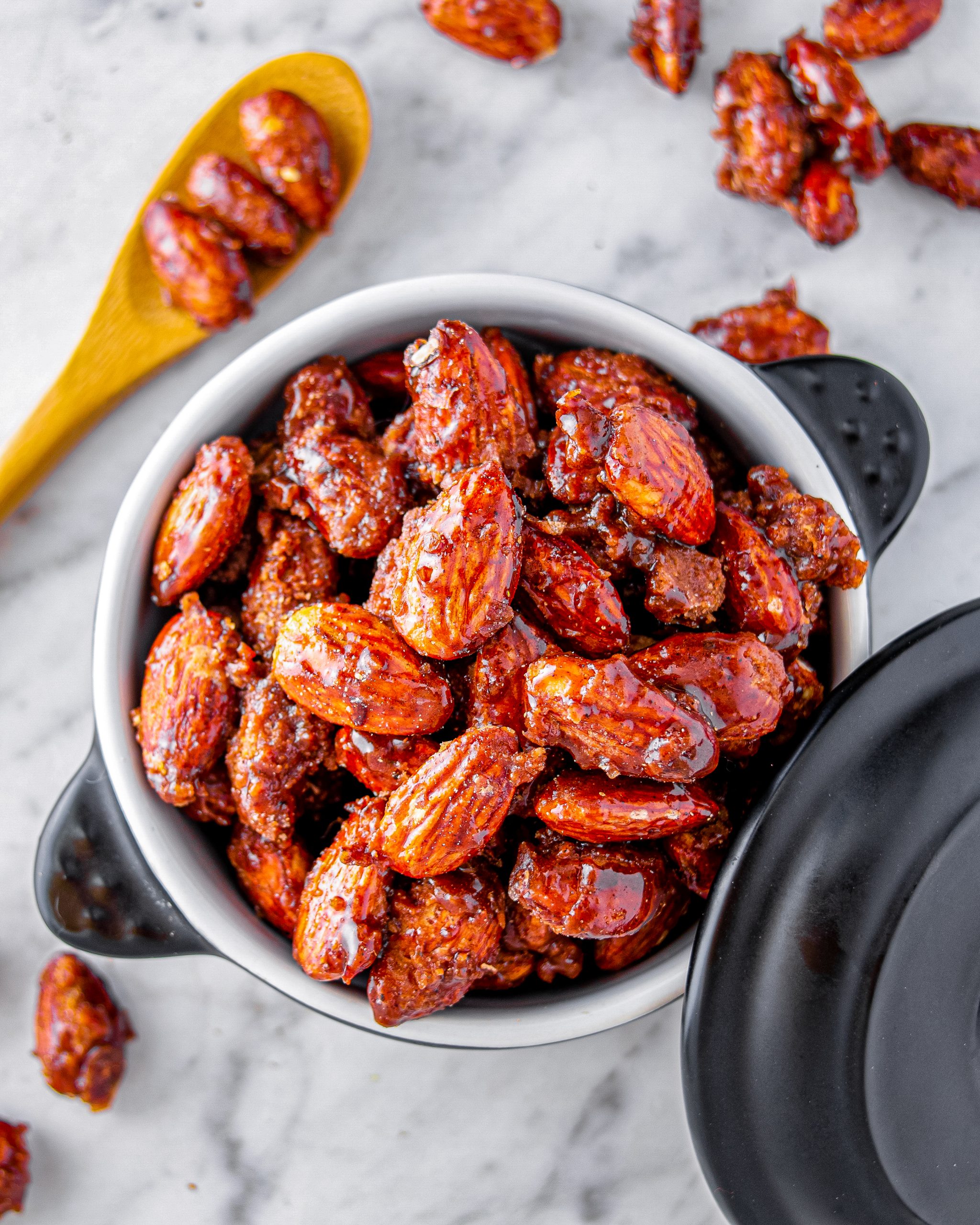 Spiced Roasted Almonds - CheekyKitchen