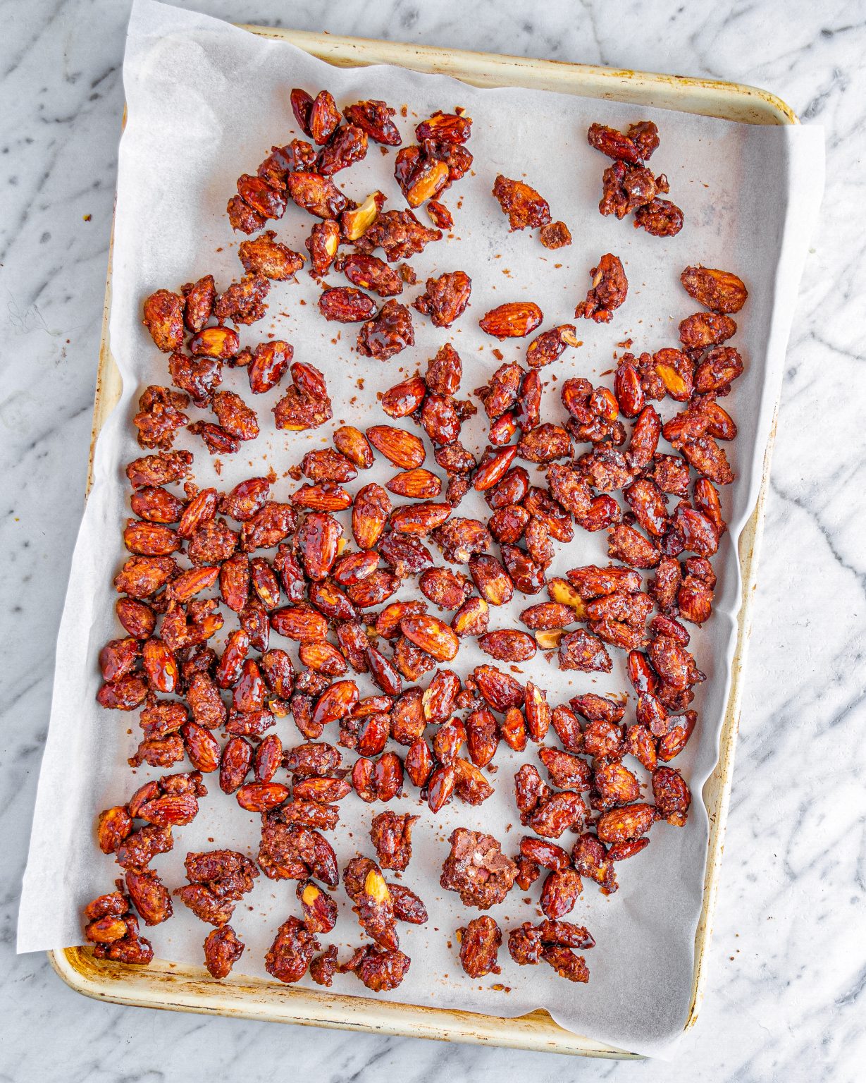 Spiced Roasted Almonds - CheekyKitchen