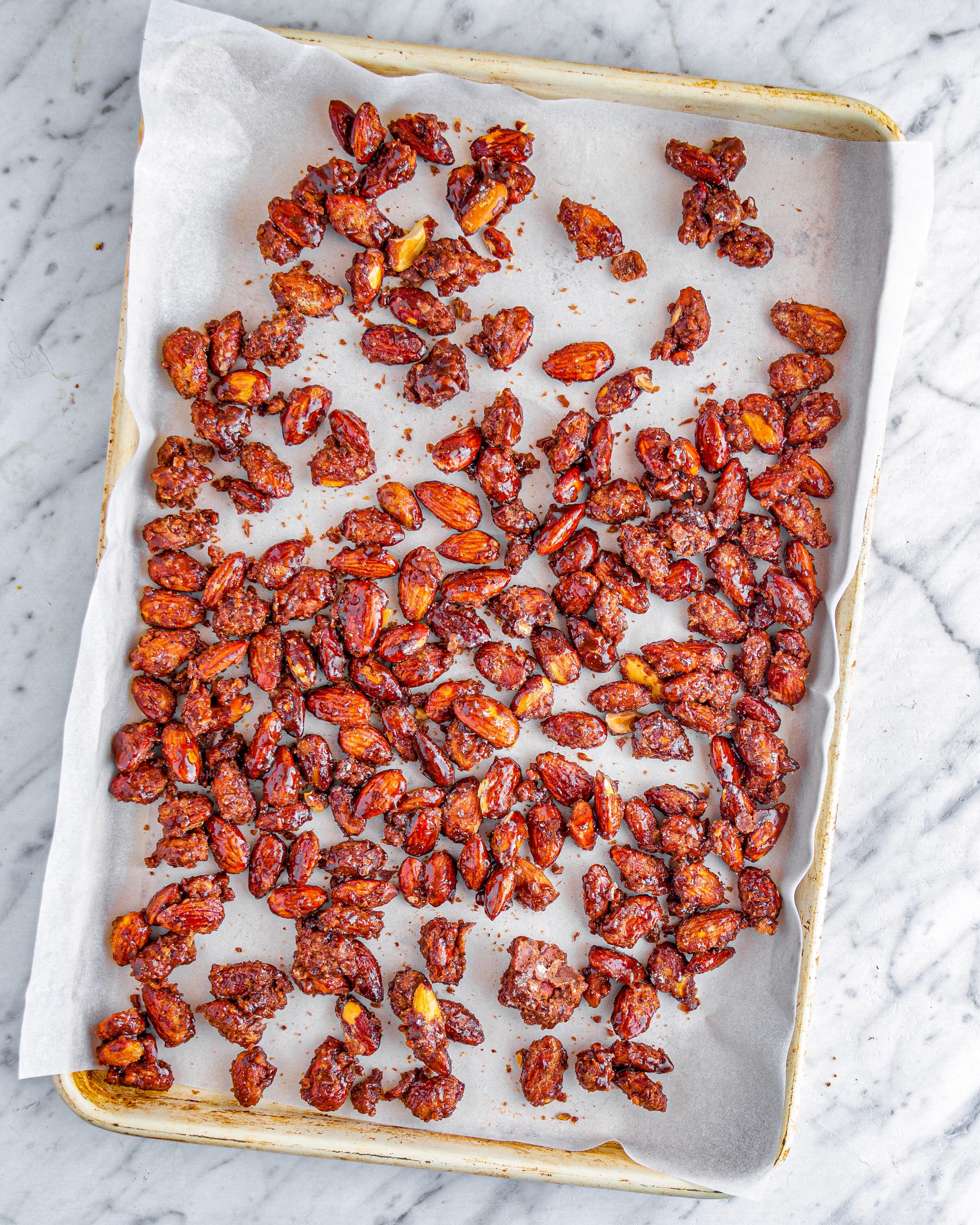 Spiced Roasted Almonds - CheekyKitchen