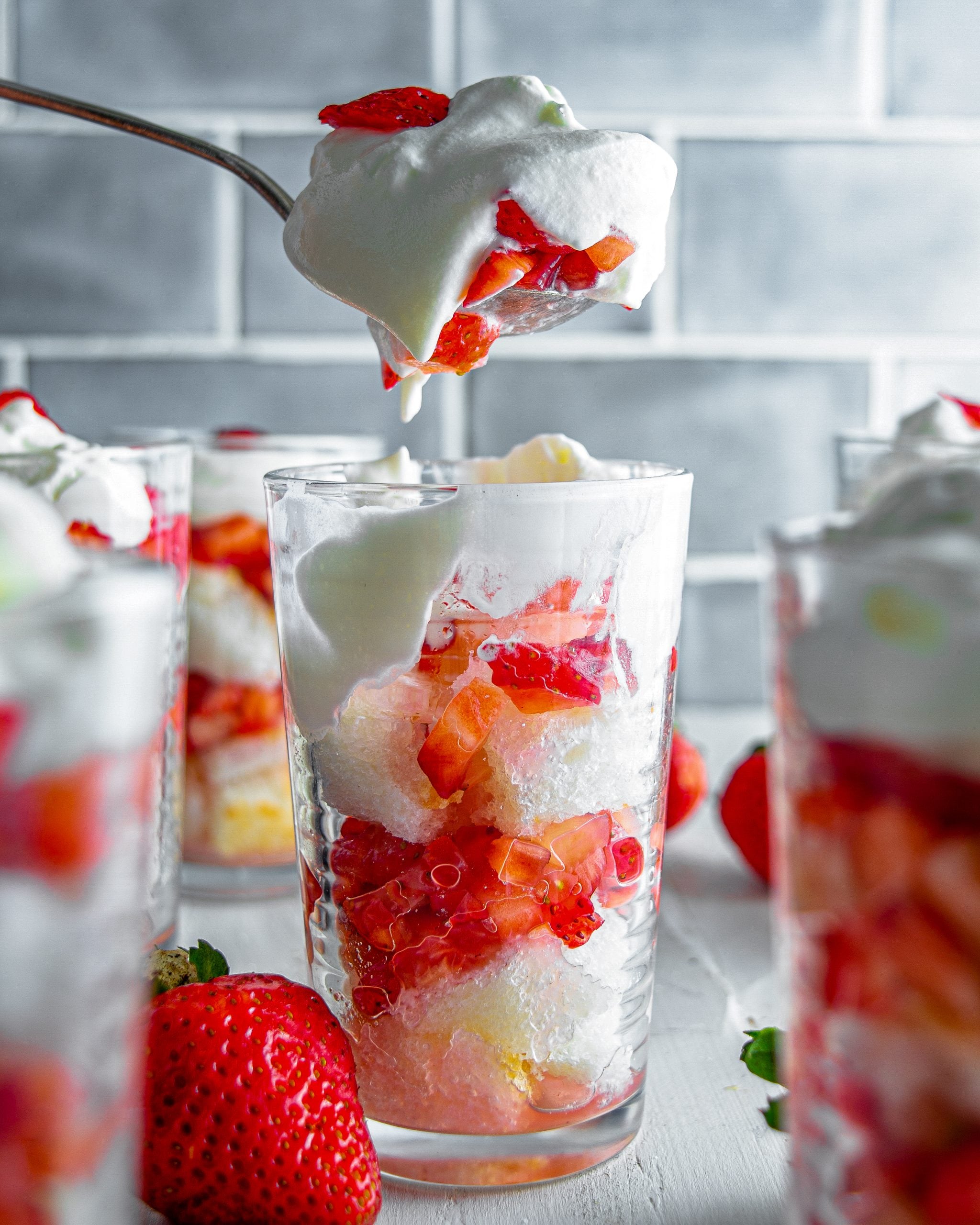 Strawberry Shortcake Shooters - CheekyKitchen