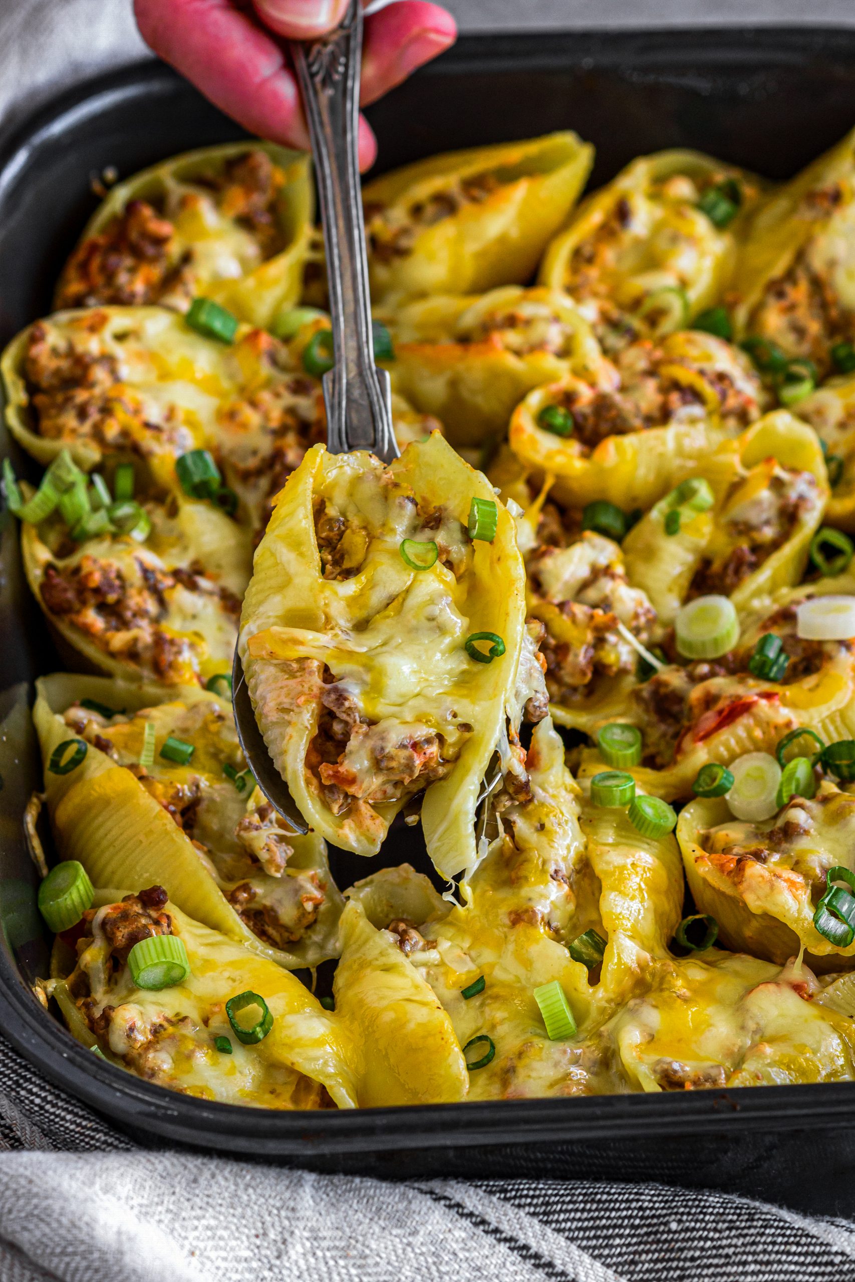 Taco Stuffed Shells - CheekyKitchen
