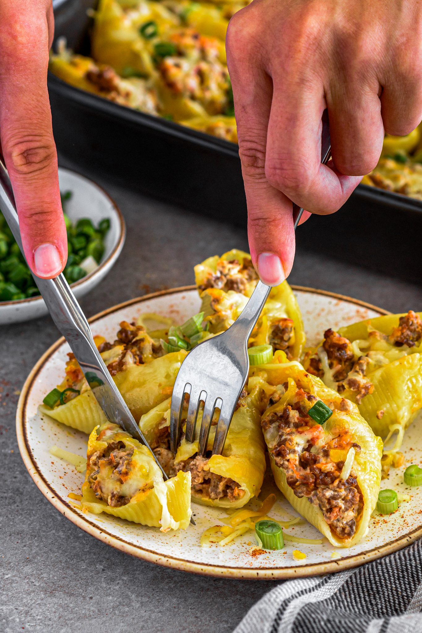 Taco Stuffed Shells - CheekyKitchen