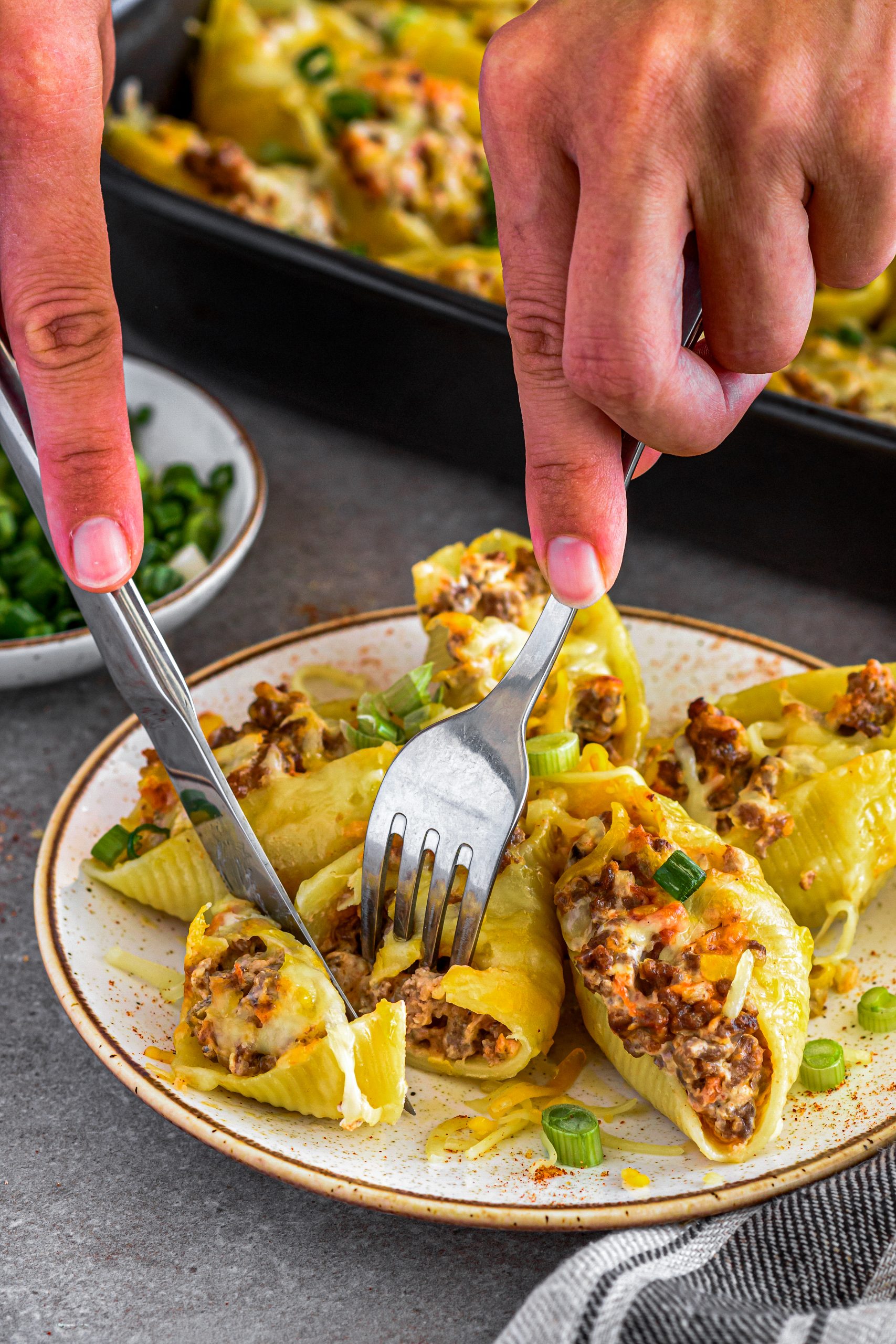 Taco Stuffed Shells - CheekyKitchen
