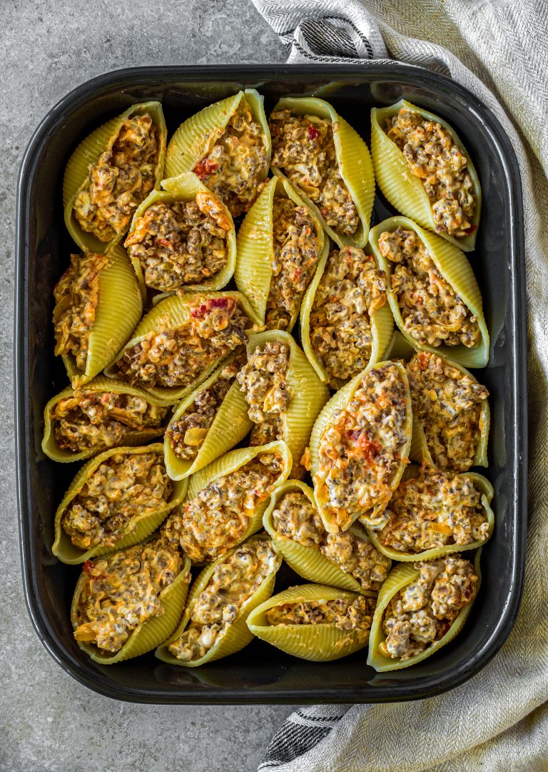 Taco Stuffed Shells - CheekyKitchen